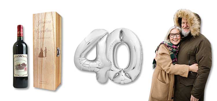 Noces de 40 ans de mariage : les meilleures idées cadeau